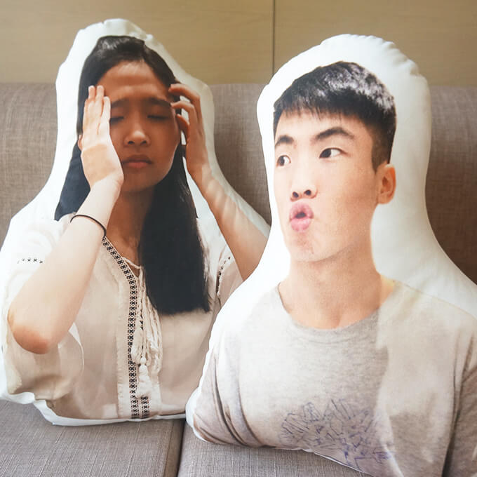 Custom Shaped Couple Pillows | Maker Workshop Hong Kong